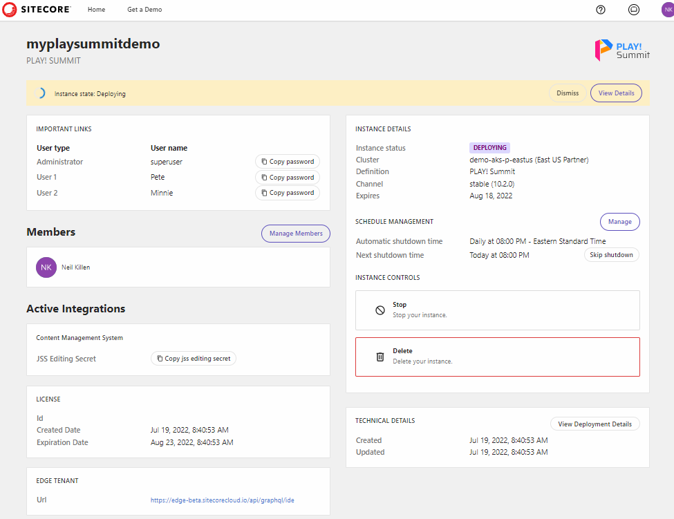 Sitecore Demo Portal – Neil Killen